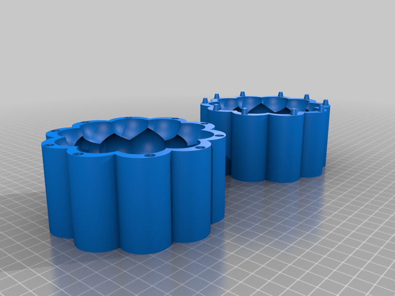 Free STL file Beryllium sphere Abgussform / mold for silicon / latex・3D ...