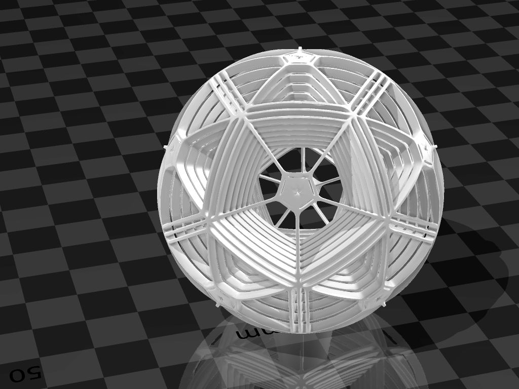 STL file ball in ball in ball ... with socket / stand・3D print object ...