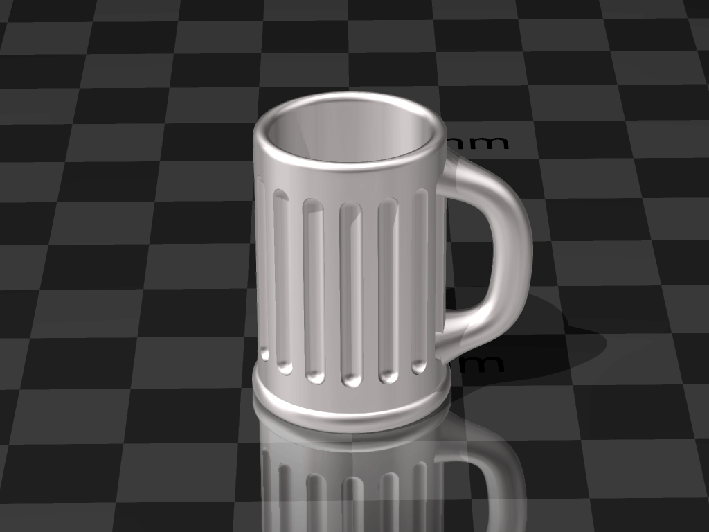 STL file Beer Glass / mug・3D print model to download・Cults