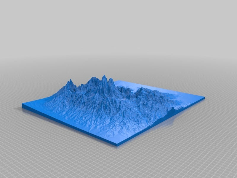 Free STL file mountian 🎨・Model to download and 3D print・Cults