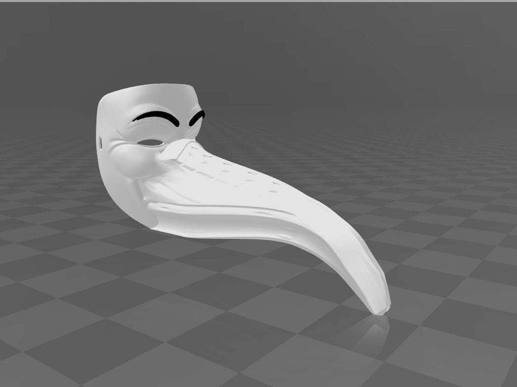 Free STL file Anonymous Dr-Schnabel plague Doctor mask - a taste of ...