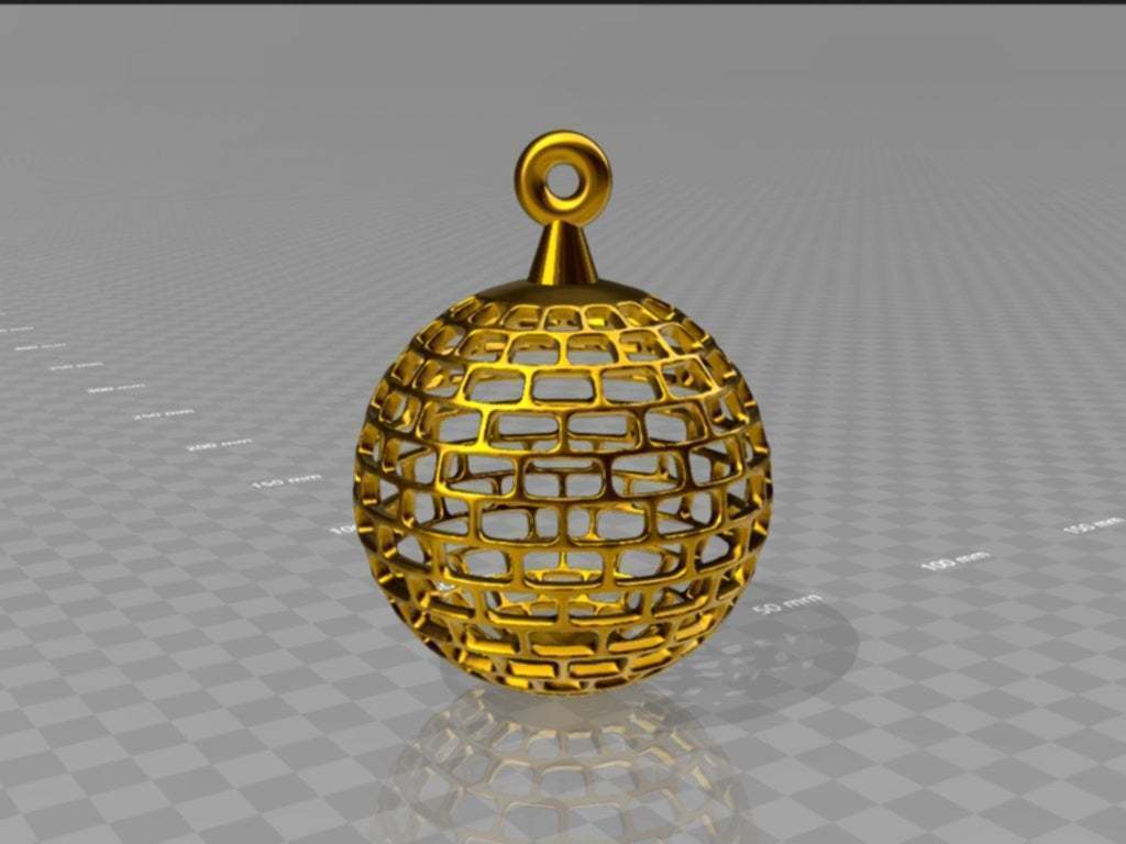 Free STL file cage-ball ..put other things in it・3D print model to ...