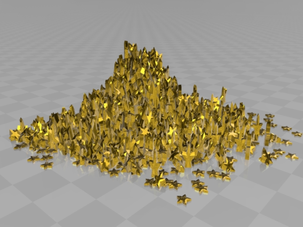 Free STL file falling stars・3D print design to download・Cults