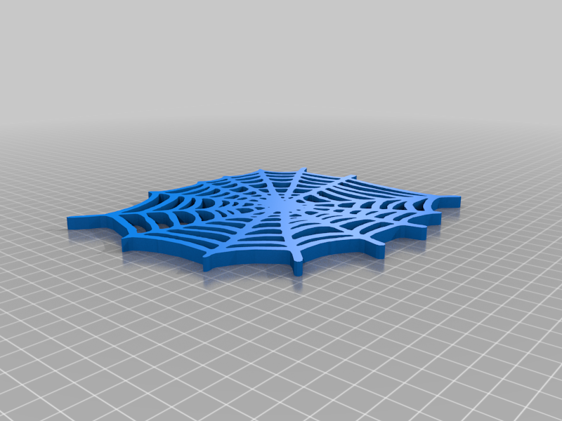 Free STL file spiderweb 2 halloween・3D printing design to download・Cults