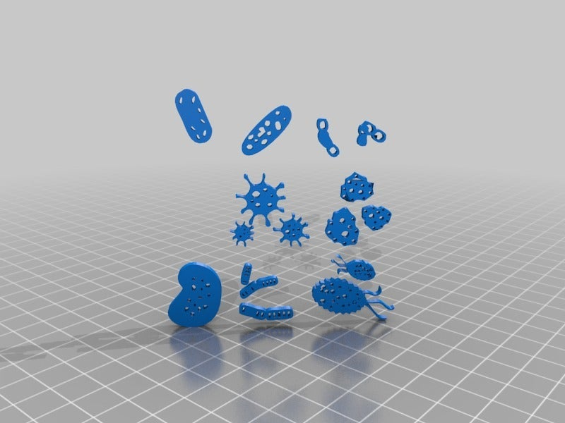 Free STL file germs・3D print design to download・Cults