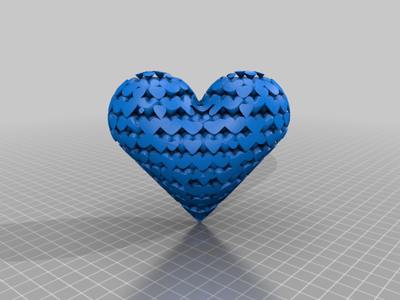 Free STL file heart of hearts・3D print design to download・Cults