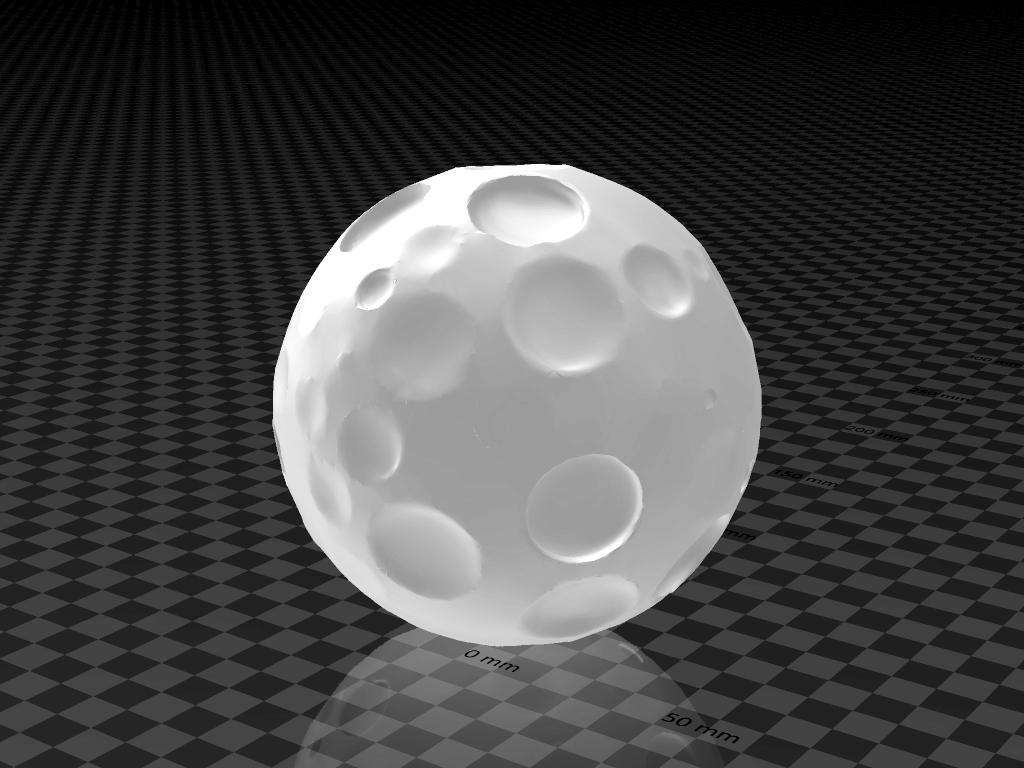 STL file mini moon・3D print design to download・Cults