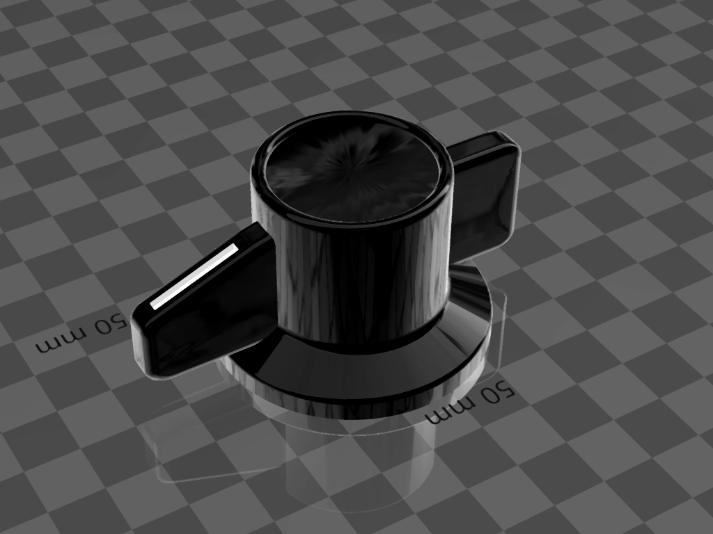 STL file vintage instrument knob II with pointer- rotary control・3D ...