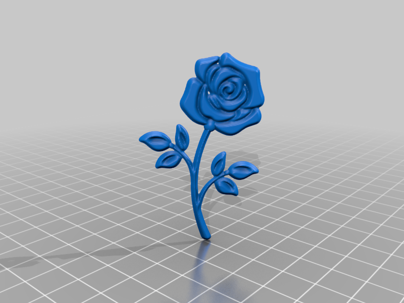 Free STL file rose V2 more stable version - no supports・Model to ...