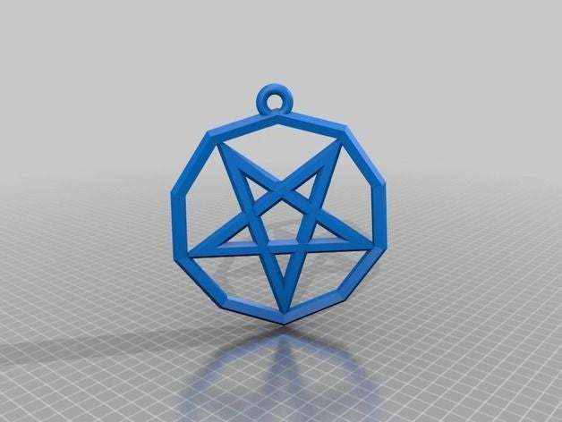 Free STL file pentagram・3D printable design to download・Cults