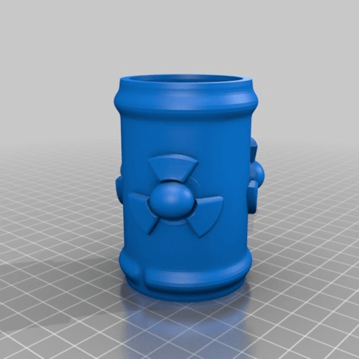 Download free 3D printer model waste bin 2 color stl / multiextruder ...