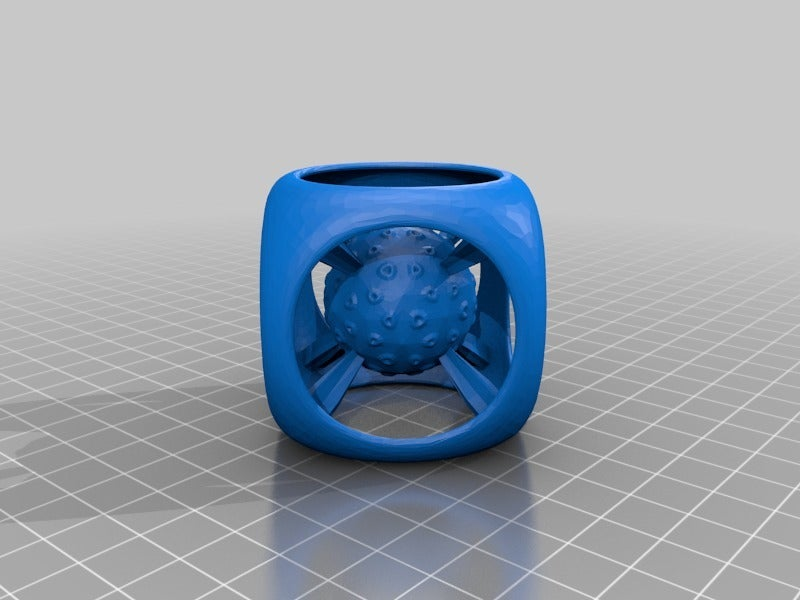 Free STL file ball in cube・3D printable model to download・Cults