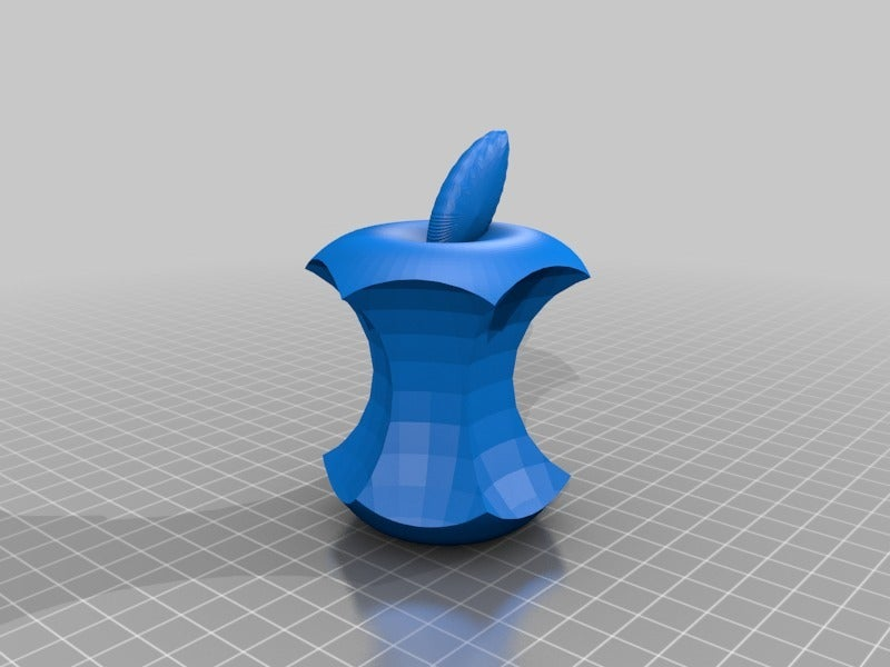 Free STL file the eaten apple・3D print model to download・Cults