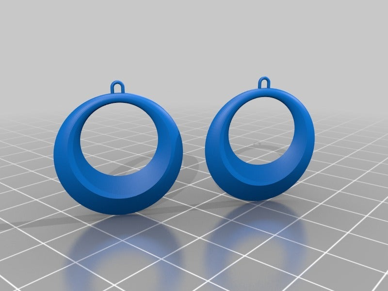 Free STL file earrings・3D printable design to download・Cults