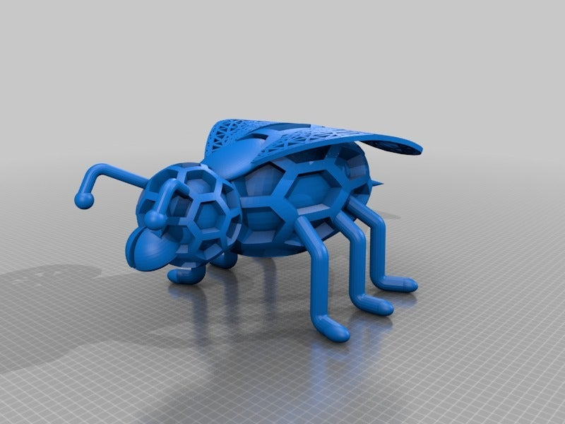 Free STL file bee・3D print model to download・Cults