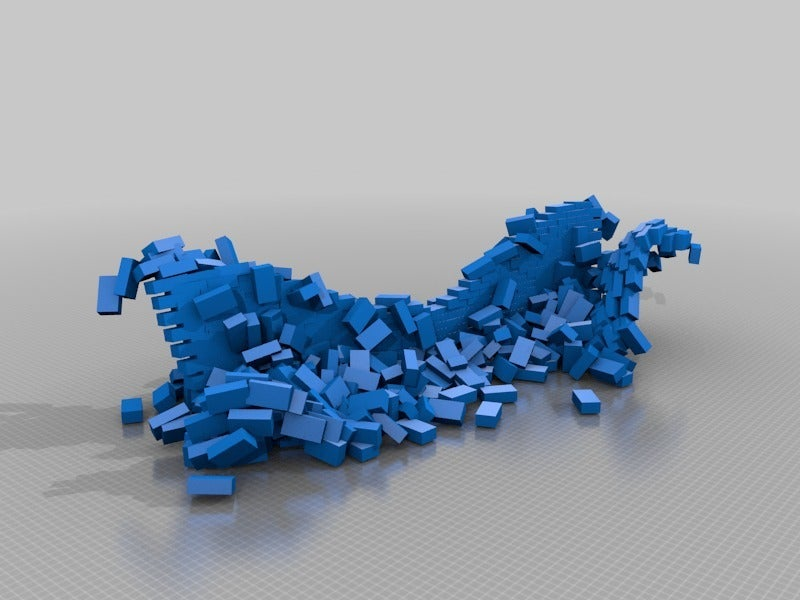 Free STL file broken wall Unfreimaurer-collection 🏛️・3D printable ...