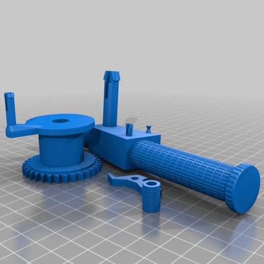 Download free STL file fischfang rubberband rod spooler • 3D printing ...