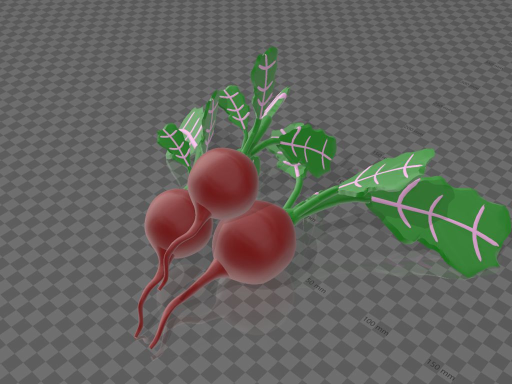 Fichier STL radis Rettich Radiesschen 👽・Modèle à imprimer en 3D à ...