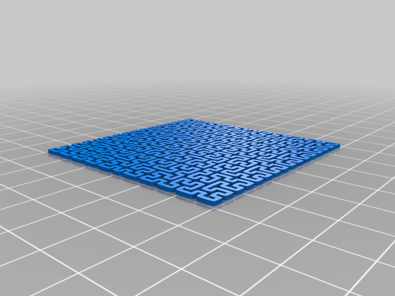 Hilbert Curve 3d
