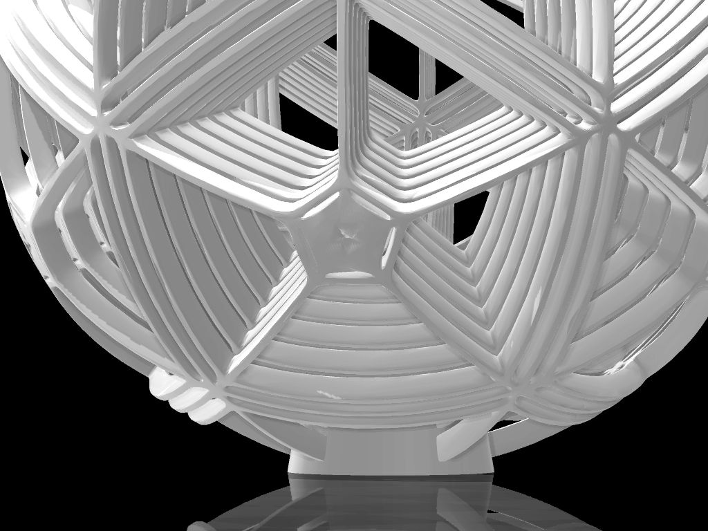 STL file ball in ball in ball ... with socket / stand・3D print object ...