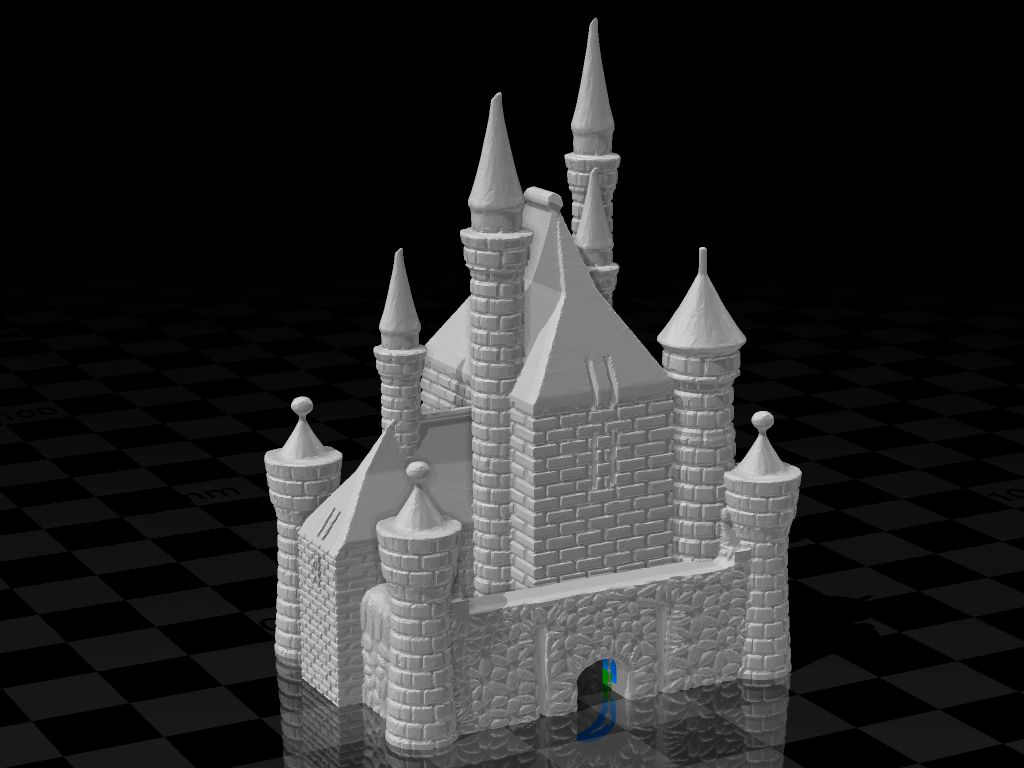 STL file like the disney castle・3D printing design to download・Cults