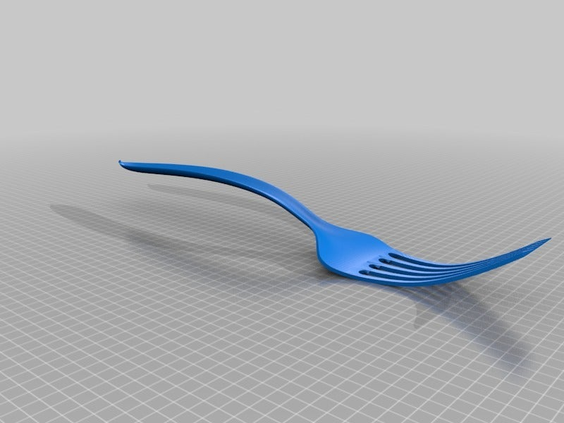 Free STL file elegant fork 🏠・3D print design to download・Cults