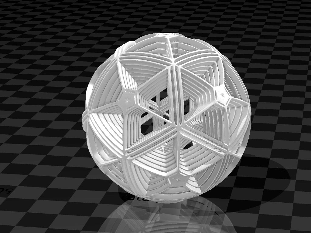 STL file ball in ball in ball ... with socket / stand・3D print object ...
