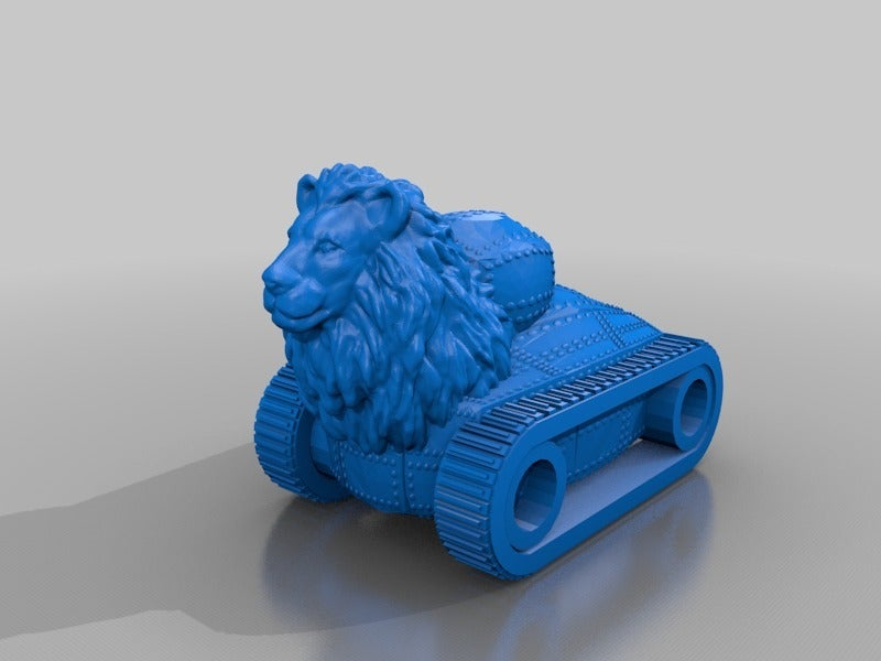 Fichier STL gratuit lion tank / panzer・Plan à télécharger et à imprimer ...