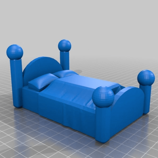 Download free STL file bed • Object to 3D print ・ Cults