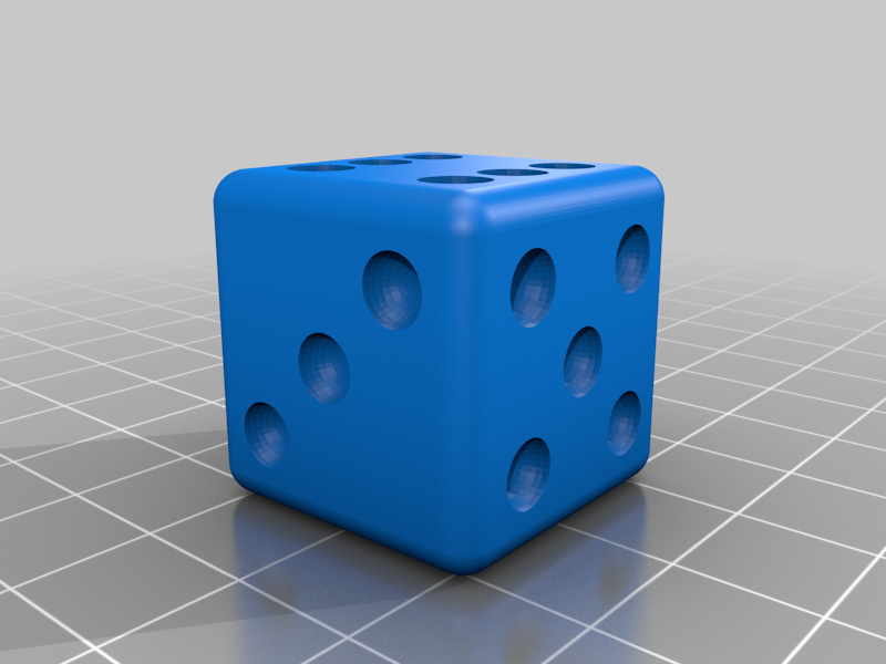 Free STL file dice・3D printable model to download・Cults