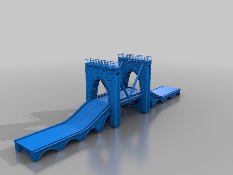 Free STL file Bridge II 🌉・3D print object to download・Cults