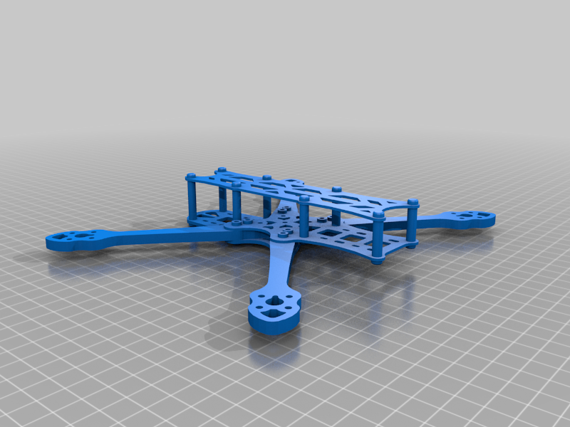 Fichier STL gratuit DemonRC Freex 5X - Cadre FPV Freestyle・Modèle à ...