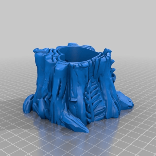 Download free 3D printer model Stump w/Axe Top ・ Cults
