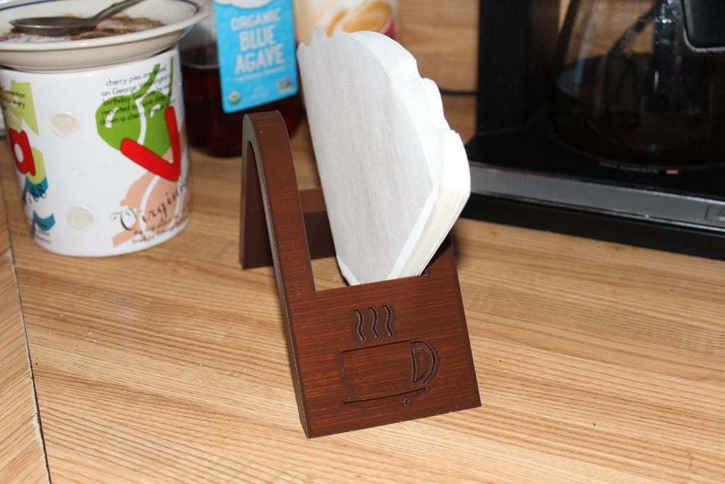 Free STL file Coffee Filter Holder - Cone Type #4・Model to download and ...