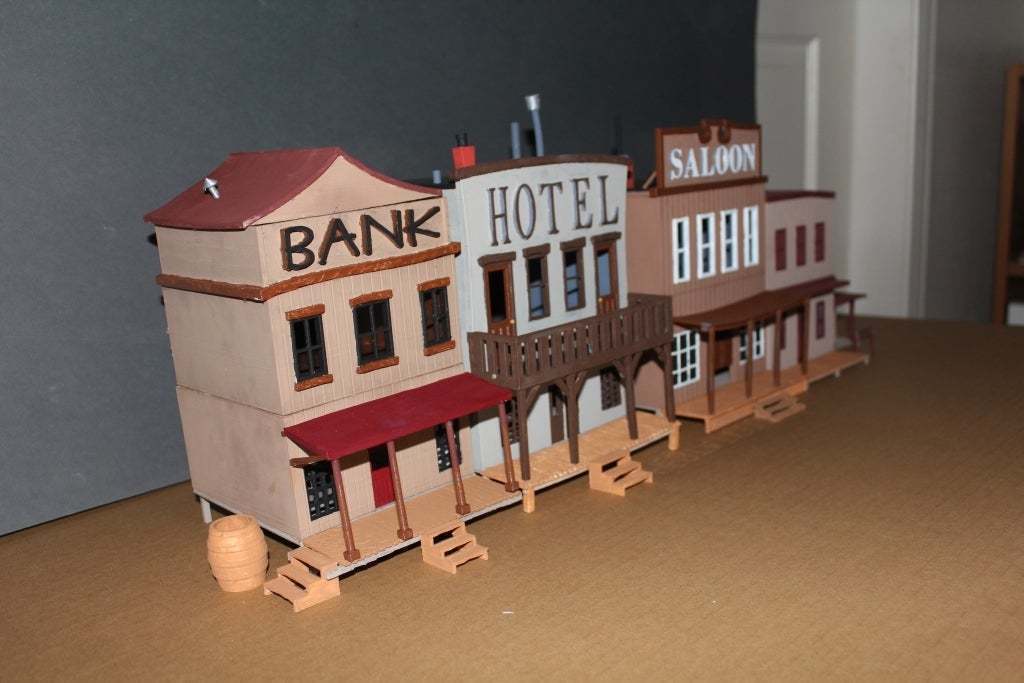 Download free STL file Old West - Main Street • Object to 3D print ・ Cults