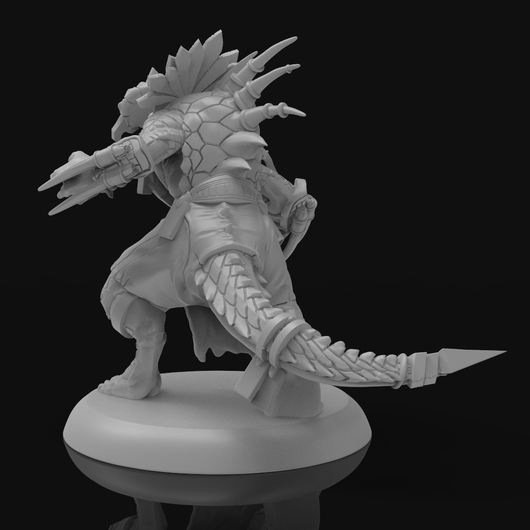 STL file Star player Lizardman ⭐・3D printer design to download・Cults