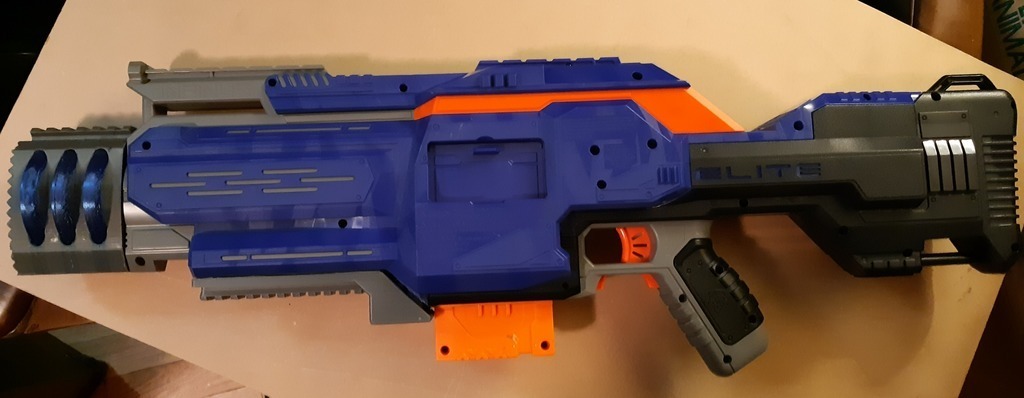 Free STL file Nerf Infinus Front Grip・Template to download and 3D print ...
