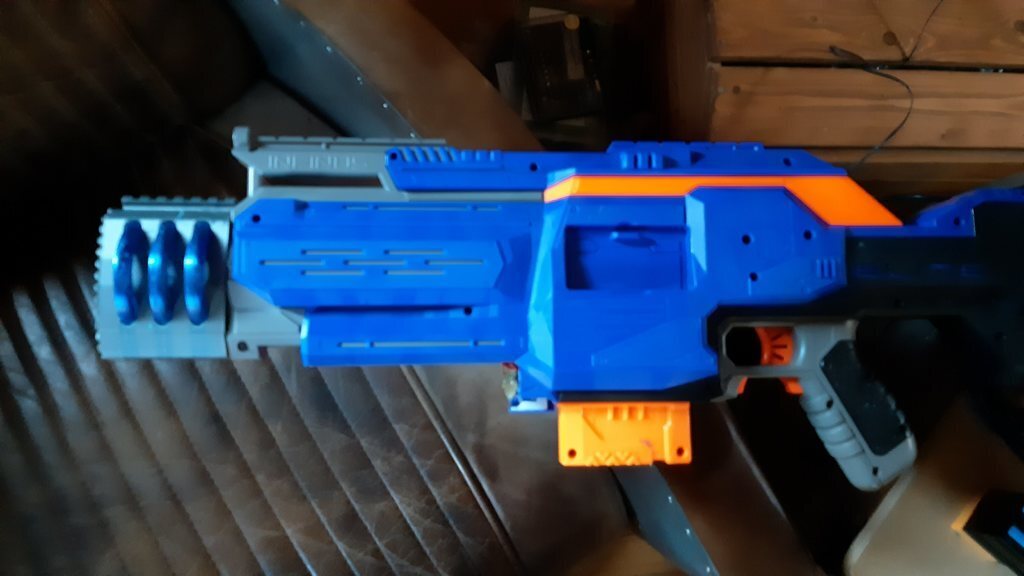 Free STL file Nerf Infinus Front Grip・Template to download and 3D print ...
