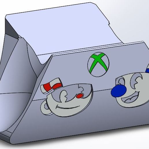 Download STL file xbox cuphead base • Template to 3D print ・ Cults