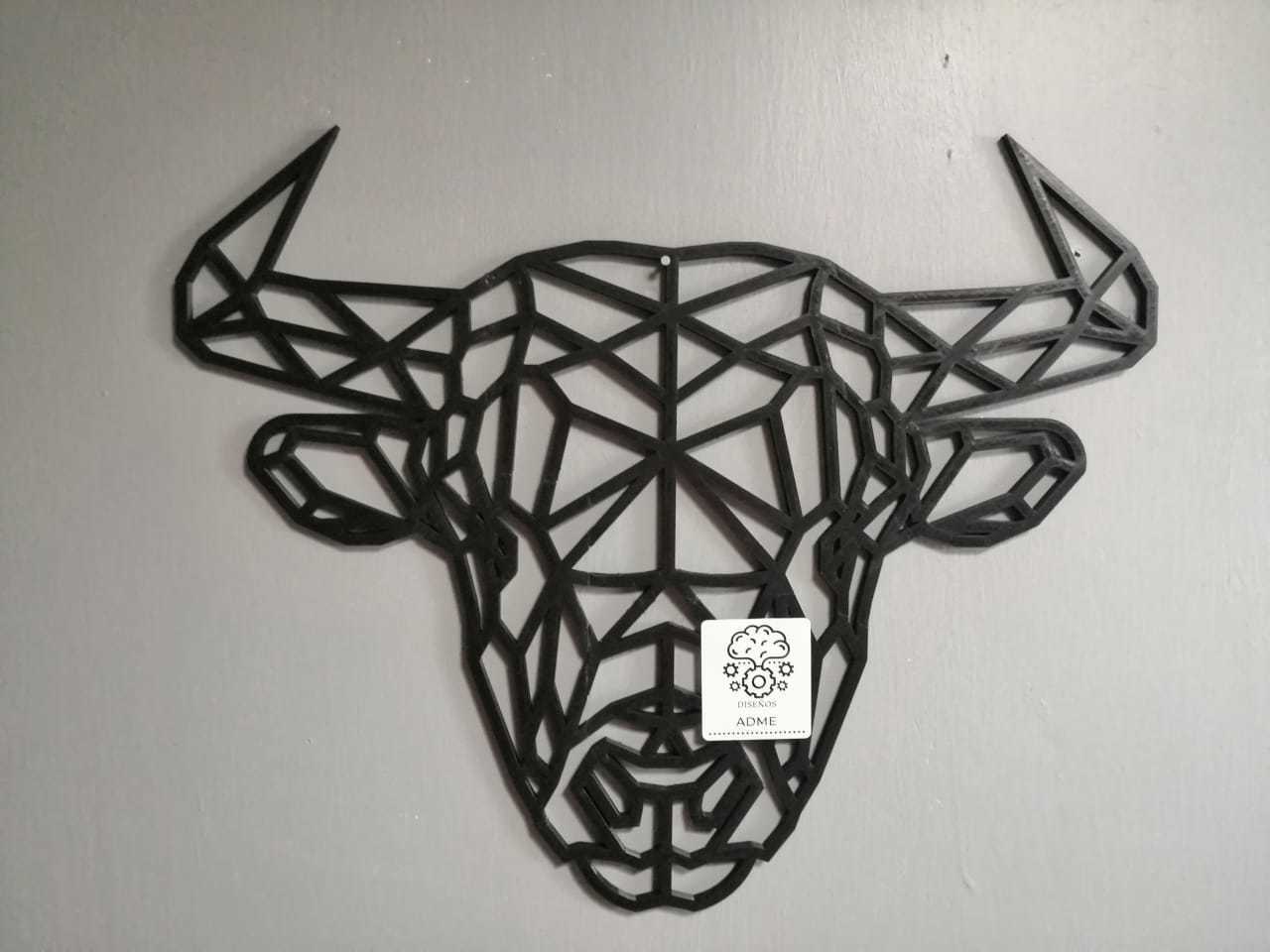 3D file 2D Bull・3D printing idea to download・Cults