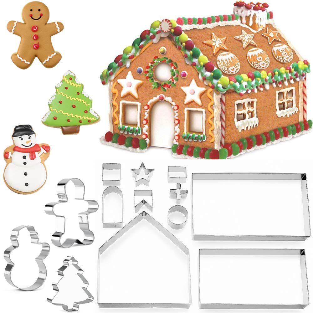 3D file Gingerbread house cutters 🏠・3D printing template to download・Cults