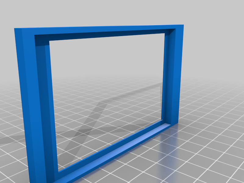 STL file LCD Frame 3'5"・3D printer model to download・Cults