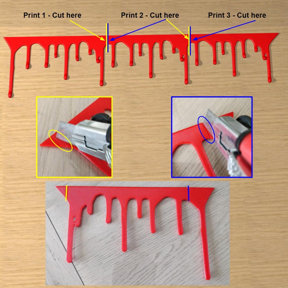 STL file Blood flowing - Halloween decoration - flowing blood・3D ...