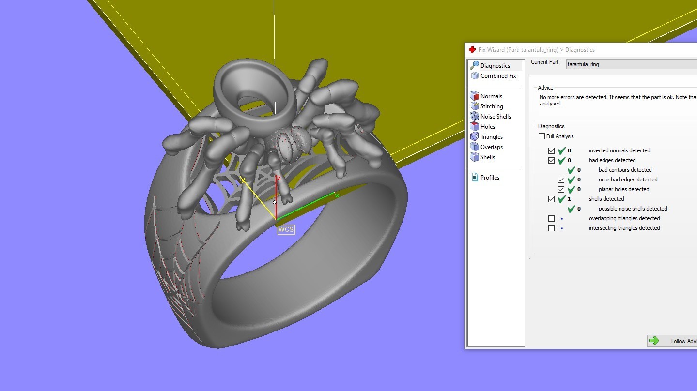Free STL file Spider ring jewelry ring 3D print model 🕷️・Template to ...