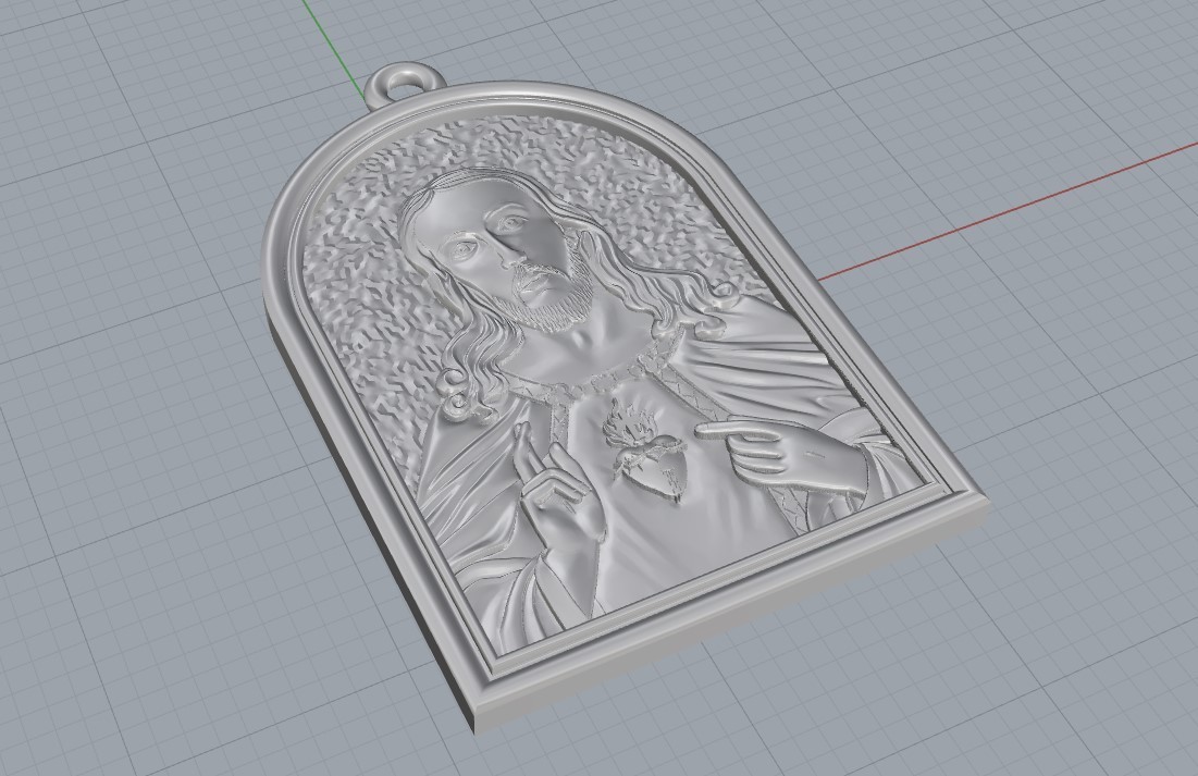 Free STL file Jesus pendant jewelry cross pray christian 3D print model ...
