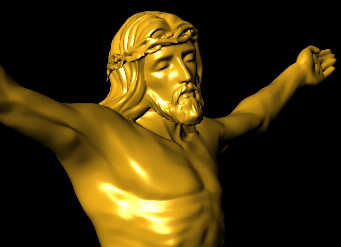 Free STL file Jesus pendant jewelry cross pray christian 3D print model ...