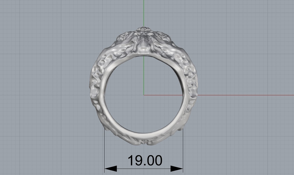 Free STL file Skull ring ring jewelry 3D print model・3D printable model ...