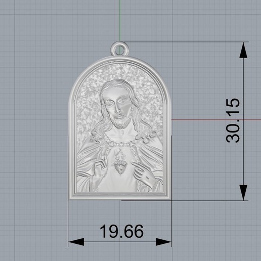 Download free 3D printer model Jesus pendant jewelry cross pray ...