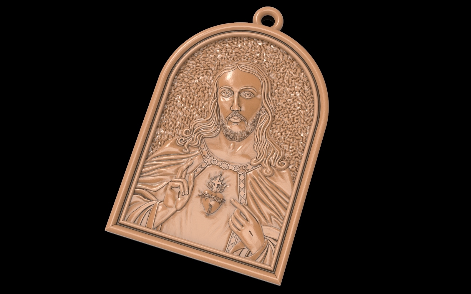 Free STL file Jesus pendant jewelry cross pray christian 3D print model ...