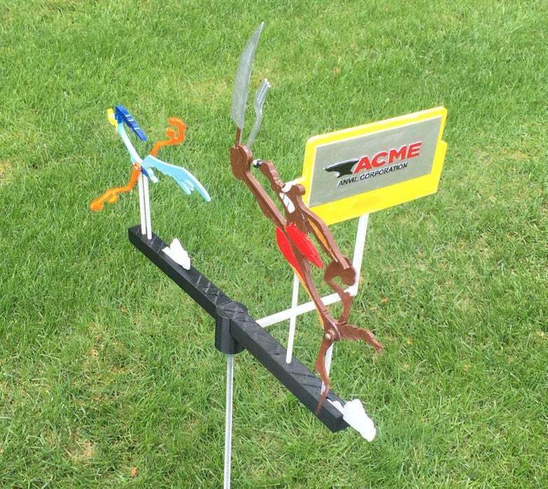 Free STL file Roadrunner Whirligig 🎨・3D print design to download・Cults